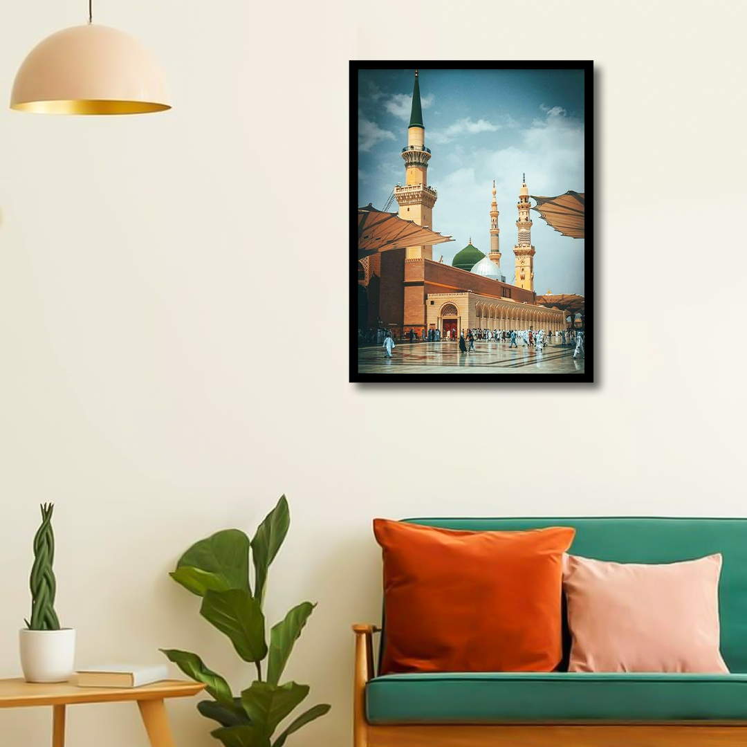 Masjid Al-Nabawi Canvas Frames | Wall Art — Portray | Improve Your Space