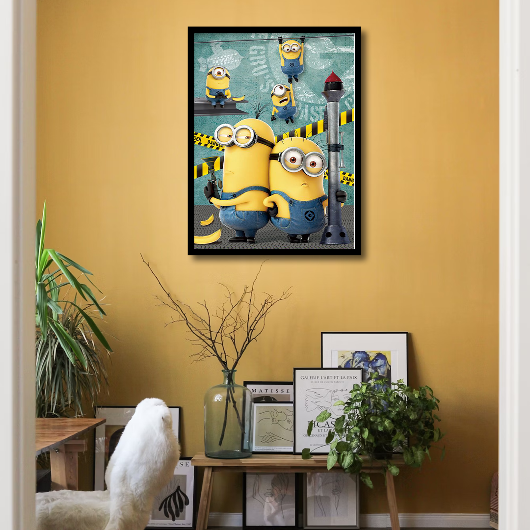 Minion Canvas Frames | Wall Art — Portray | Improve Your Space