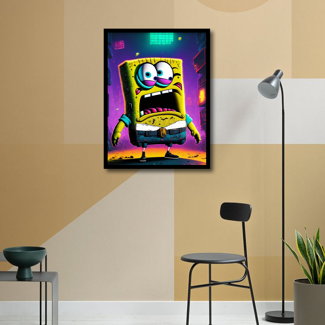 Spongebob Canvas Frames | Wall Art — Portray | Improve Your Space