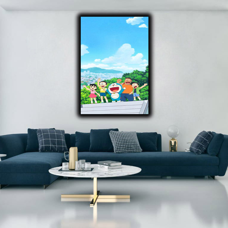 Doremon Cartoon Posters | Wall Art — Portray | Improve Your Space